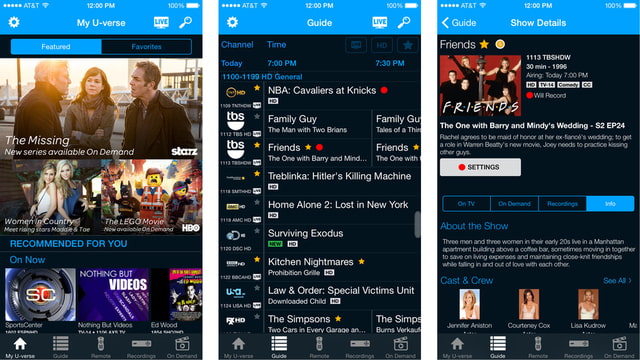 AT&T Releases Completely Redesigned U-verse App for iOS - iClarified
