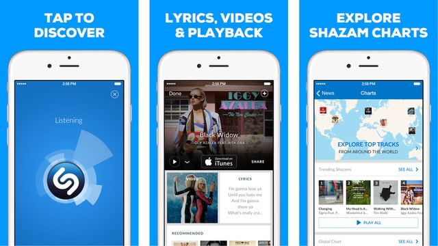 Shazam Gets Better Integration With Spotify and Rdio, Charts Tab, Auto ...