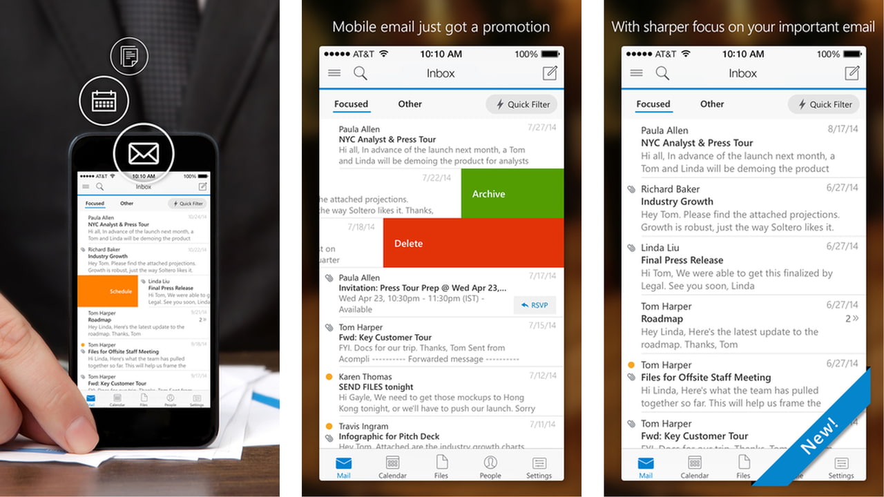 Microsoft Outlook App for iOS Gets IMAP Support - iClarified