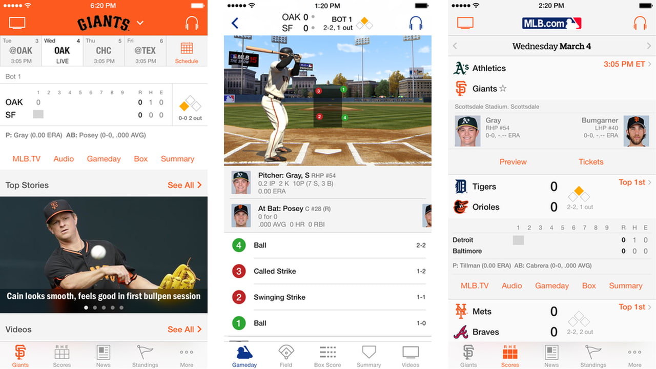 MLB.com At Bat App Gets Major Update for 2015 With New UI, Navigation ...