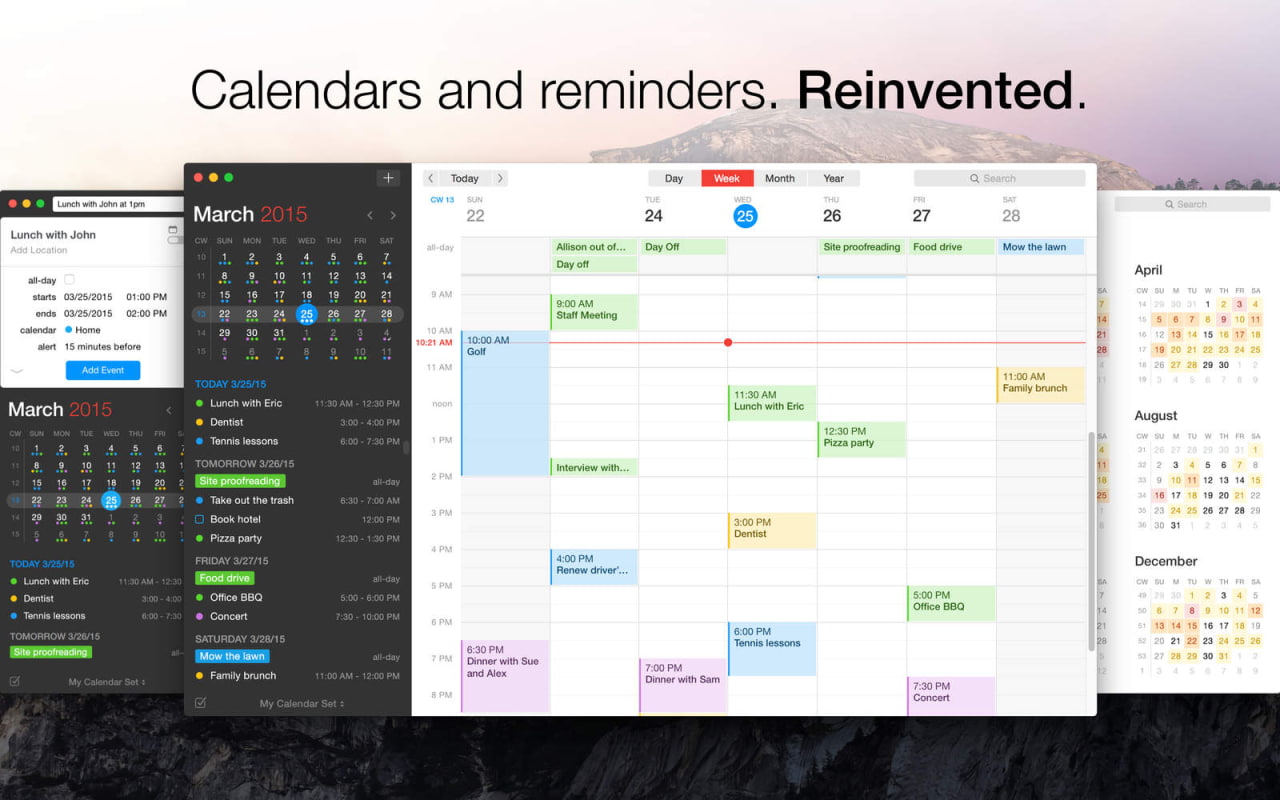 Fantastical 2 Calendar App Released for Mac, 20% Off for a Limited Time ...