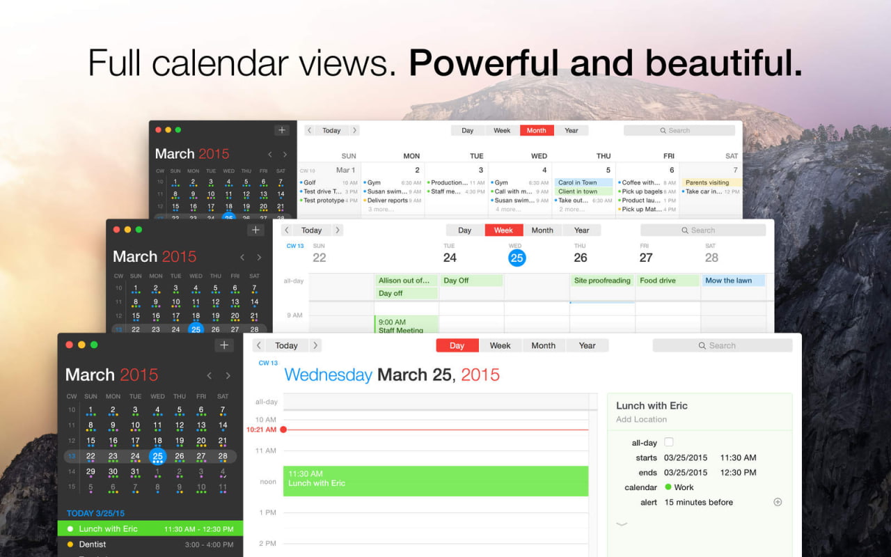Fantastical 2 Calendar App Released for Mac, 20% Off for a Limited Time ...
