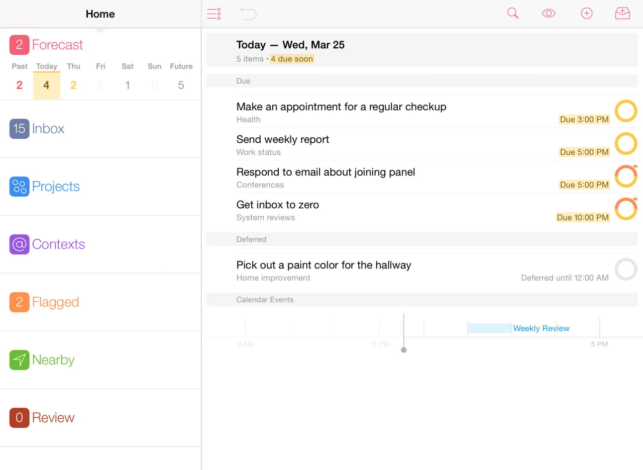 OmniFocus 2 is Now a Universal App With Many New Features - iClarified