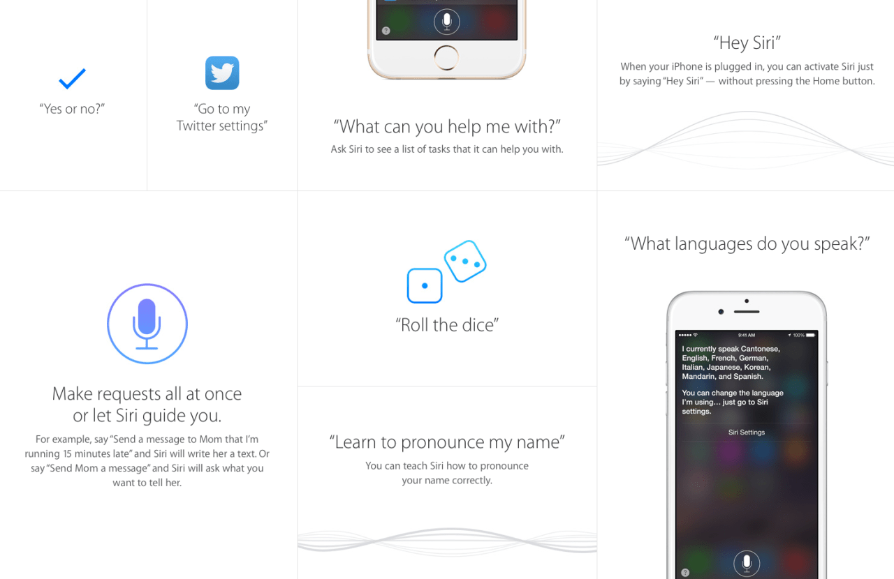 Apple Launches Updated Siri Website Full of Example Requests - iClarified
