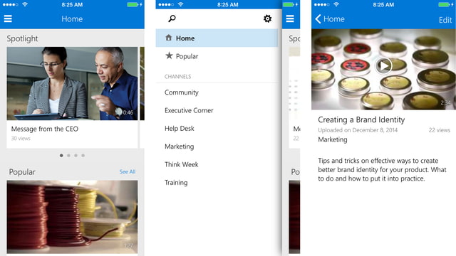 Microsoft Releases 'Office 365 Video' App for iPhone - iClarified