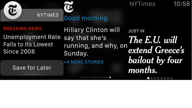 NYTimes App Gets New Look for iPhone, Apple Watch Support - iClarified