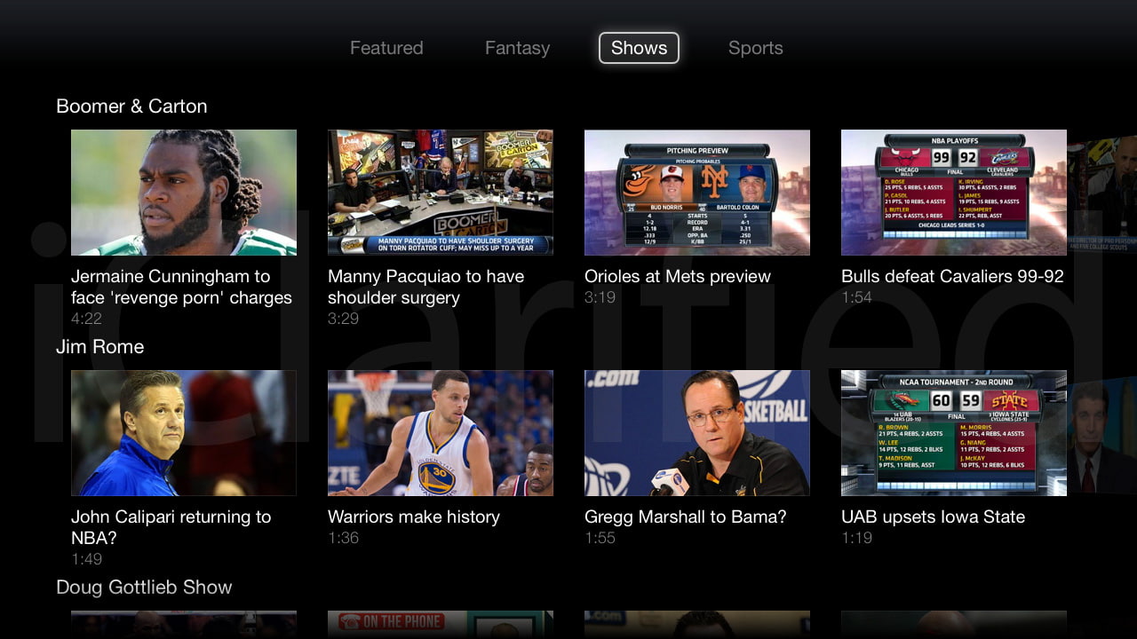 Apple Adds New USA Now and CBS Sports Channels to Apple TV - iClarified