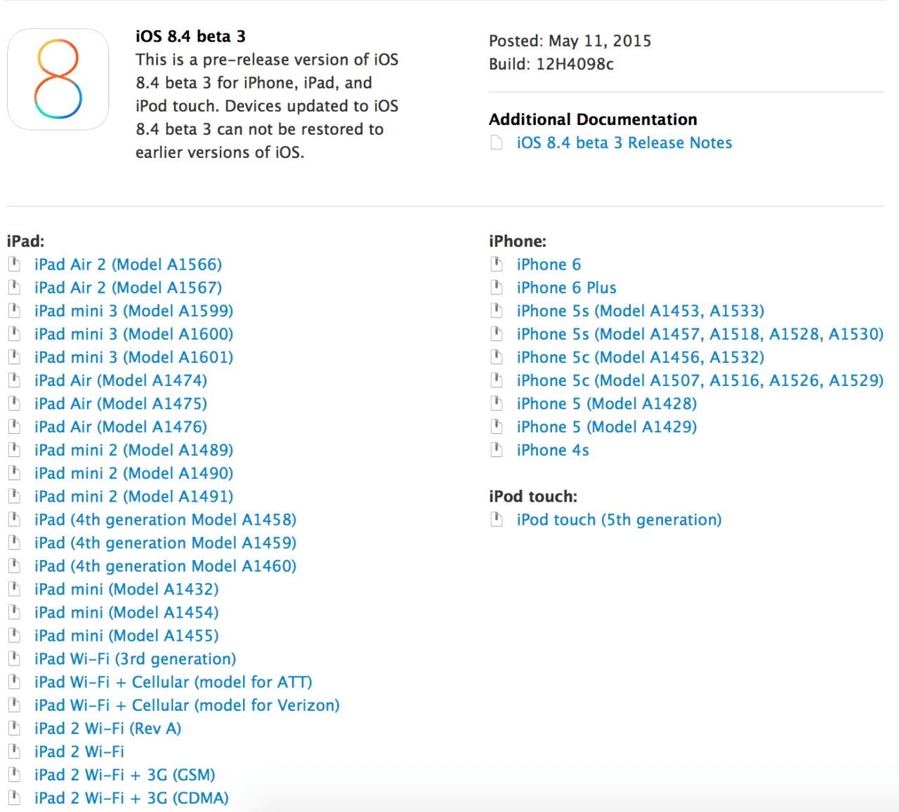 Apple Releases Third iOS 8.4 Beta to Developers - iClarified