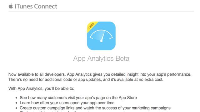 Apple Announces That App Analytics Are Now Available to All Developers ...