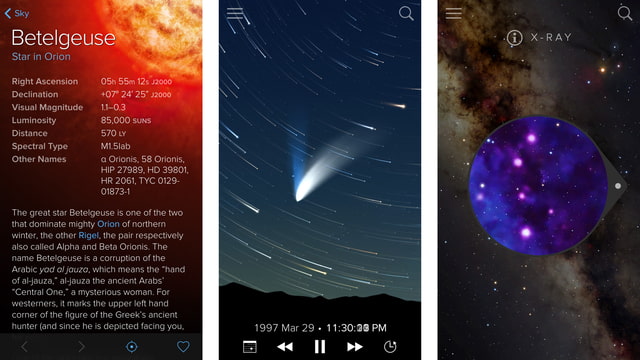 Star Gazing App Sky Guide Available For Free Through Apple Store App ...