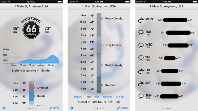 Dark Sky Weather App Gets New Layout, Advanced Notifications, UV Index ...