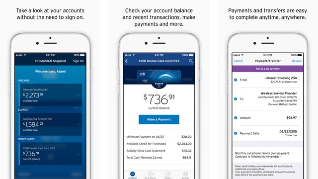 Citi Launches Brand New App for iPhone With Apple Watch and Touch ID ...