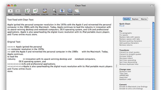 Apimac Releases Clean Text 6.5 - iClarified