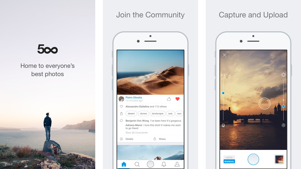 500px Launches New Redesigned App for iOS - iClarified