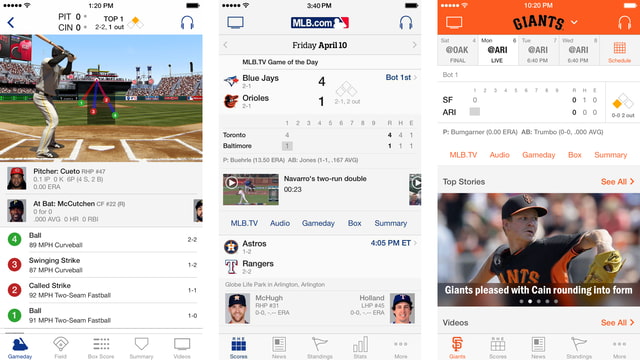MLB.com At Bat App Gets Expanded Rosters, Ford Sync 3.0 Support ...