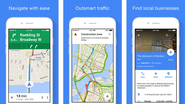 Google Maps App Gets Street View Thumbnails, Ability to View Custom ...