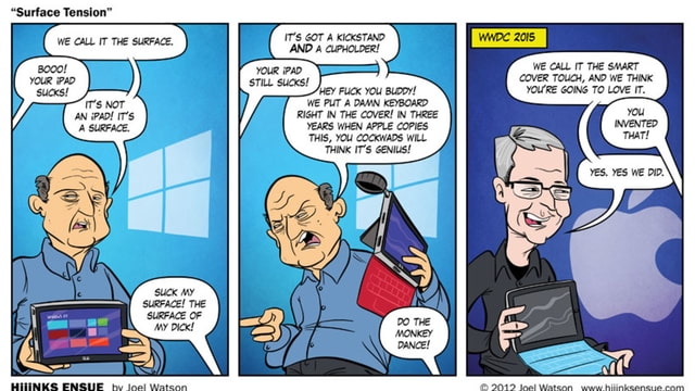 Three Years Ago This Comic Predicted Apple Would Invent a Microsoft ...
