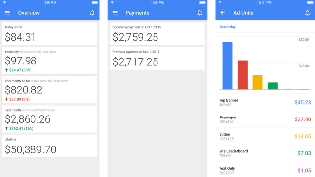 Google AdSense App Gets Updated With Material Design, iPhone 6 and ...