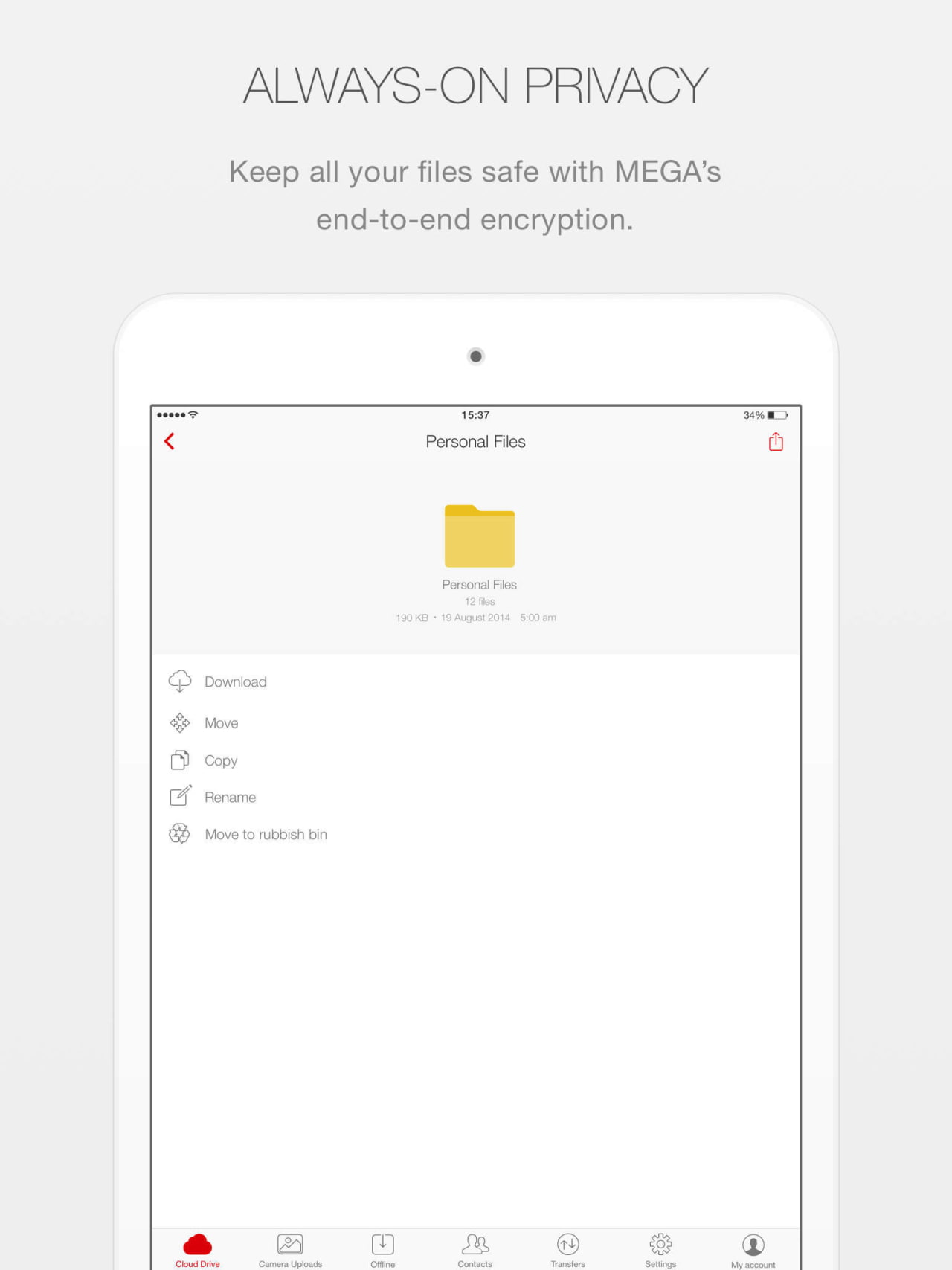 MEGA App for iOS Gets Huge Update With New Design, iPad Version, More ...