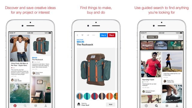 Pinterest App Gets Updated With 3D Touch Support Ahead of iPhone 6s ...