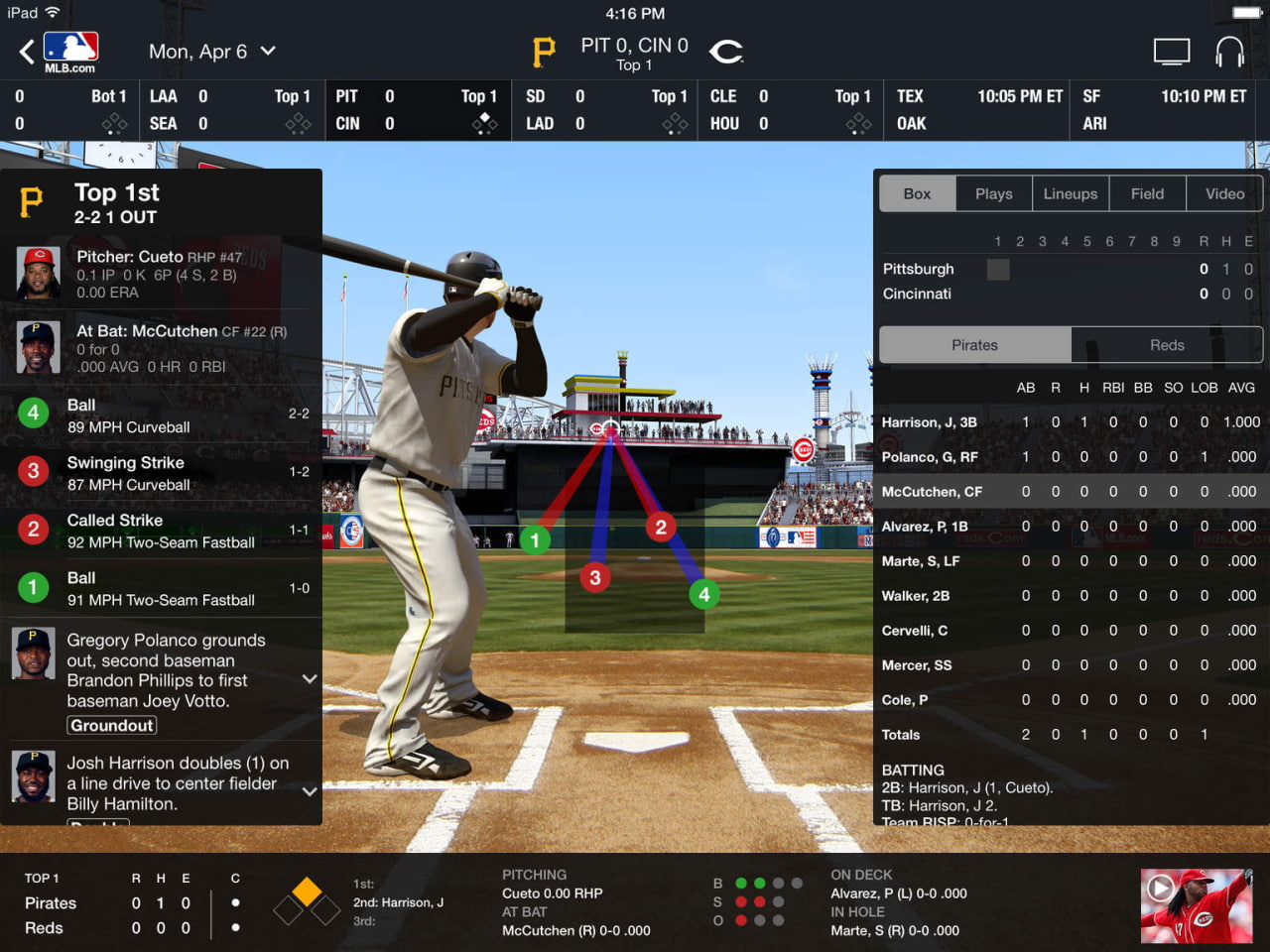 MLB.com At Bat Gets iOS9 Picture In Picture Support for iPad - iClarified