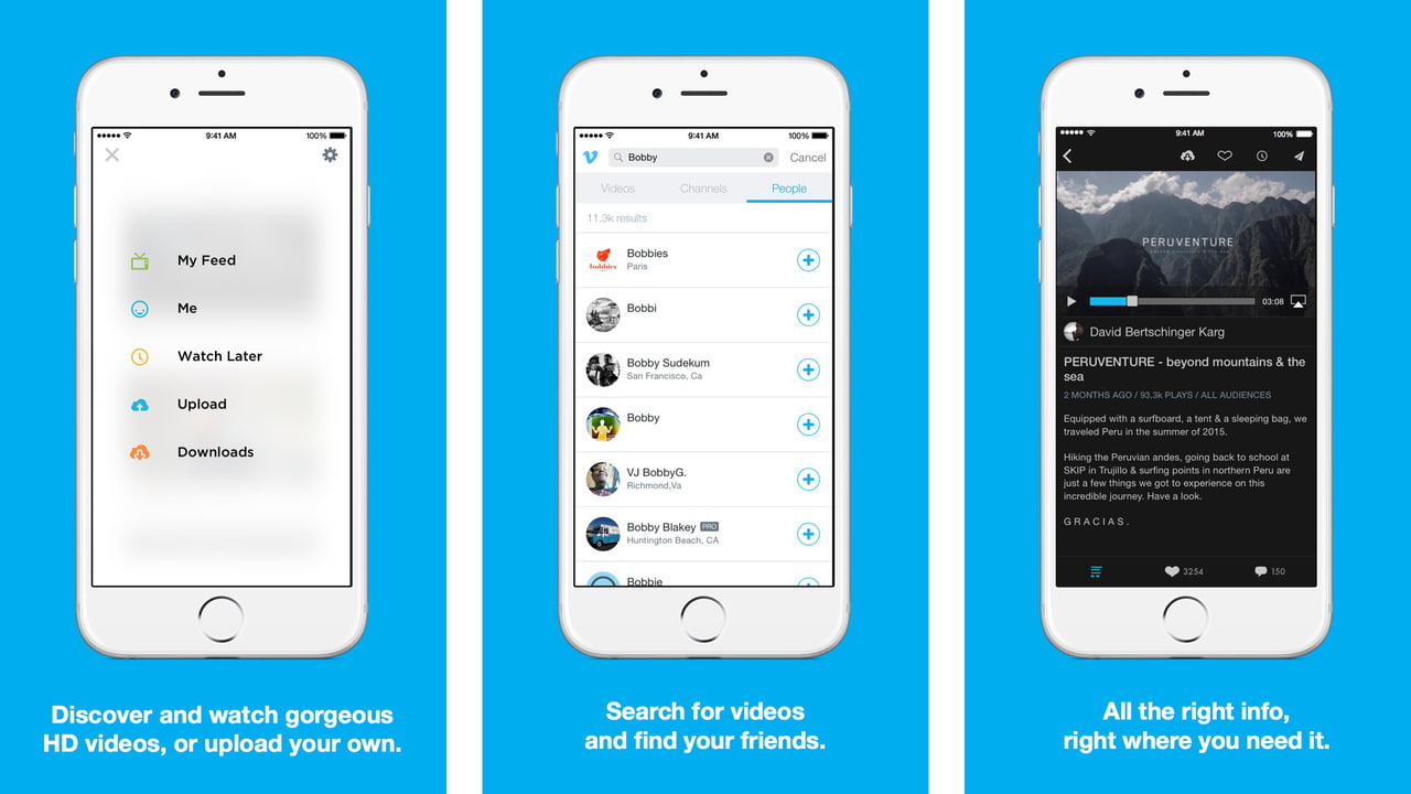 Vimeo App Gets iOS 9 Support, iPad Multitasking, Spotlight Integration ...