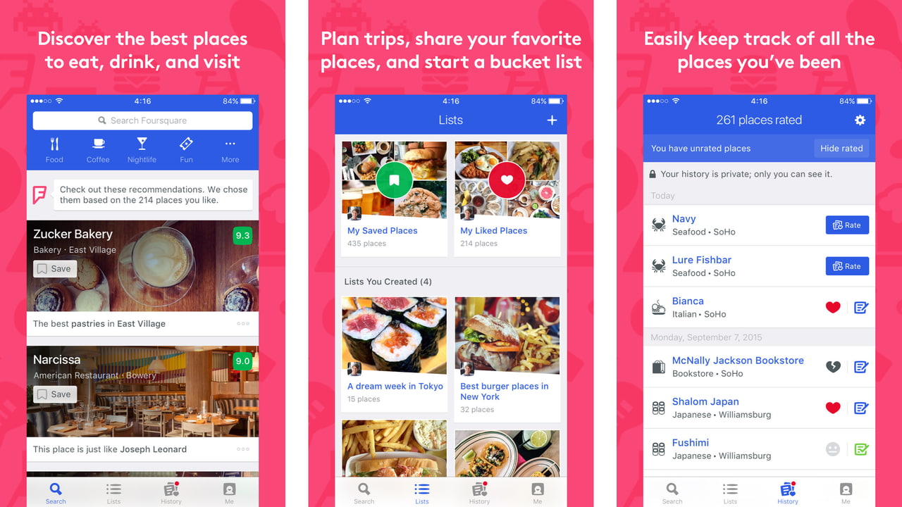 Foursquare App Gets Support for 3D Touch - iClarified