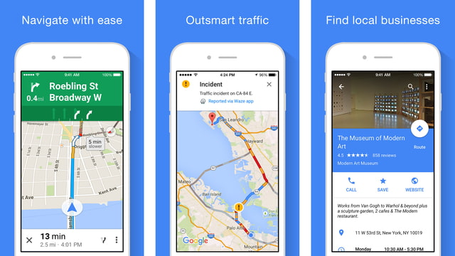 Google Maps App Now Offers Spoken Traffic Alerts for Congestion and ...