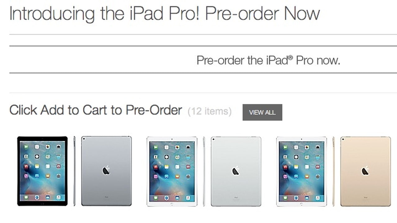 Staples Starts Accepting iPad Pro Pre-Orders With a November 25th ...