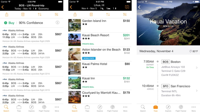 KAYAK App Gets Massive Update With New Apple Watch App, Multitasking ...