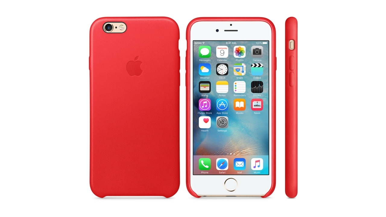 Apple Releases New Leather (PRODUCT)RED Case for the iPhone 6s - iClarified