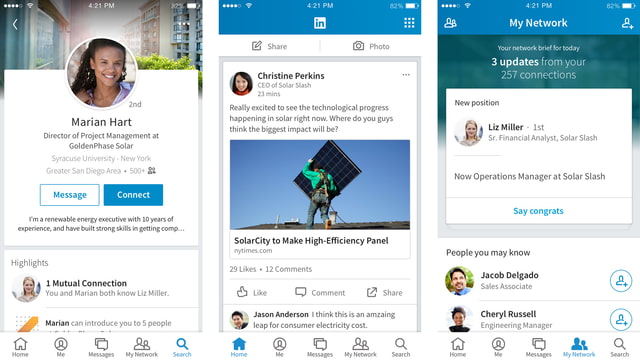 LinkedIn Releases Redesigned App for iOS - iClarified