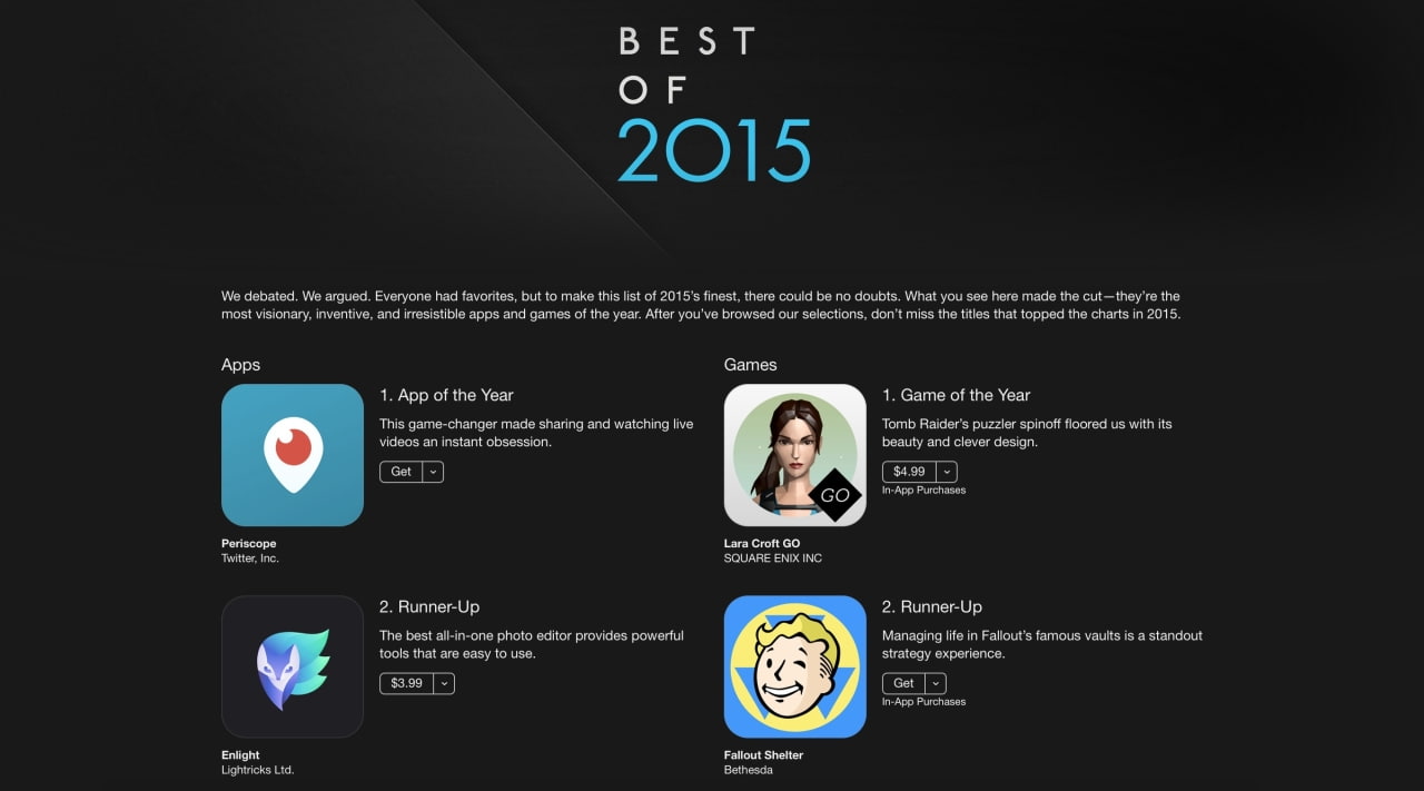Apple Reveals Its Selections for the Best Apps, Games, Movies, TV Shows ...