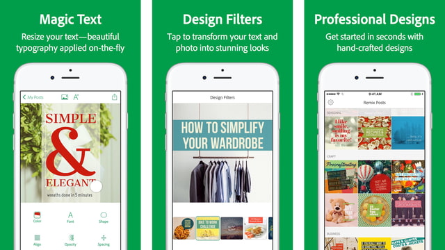 Adobe Releases New 'Adobe Post' Graphics App for iPhone [Video ...