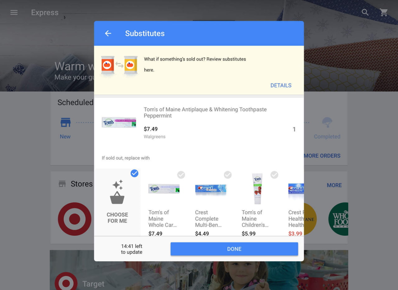 Google Express App Rolls Out Shopping for Cold Groceries - iClarified