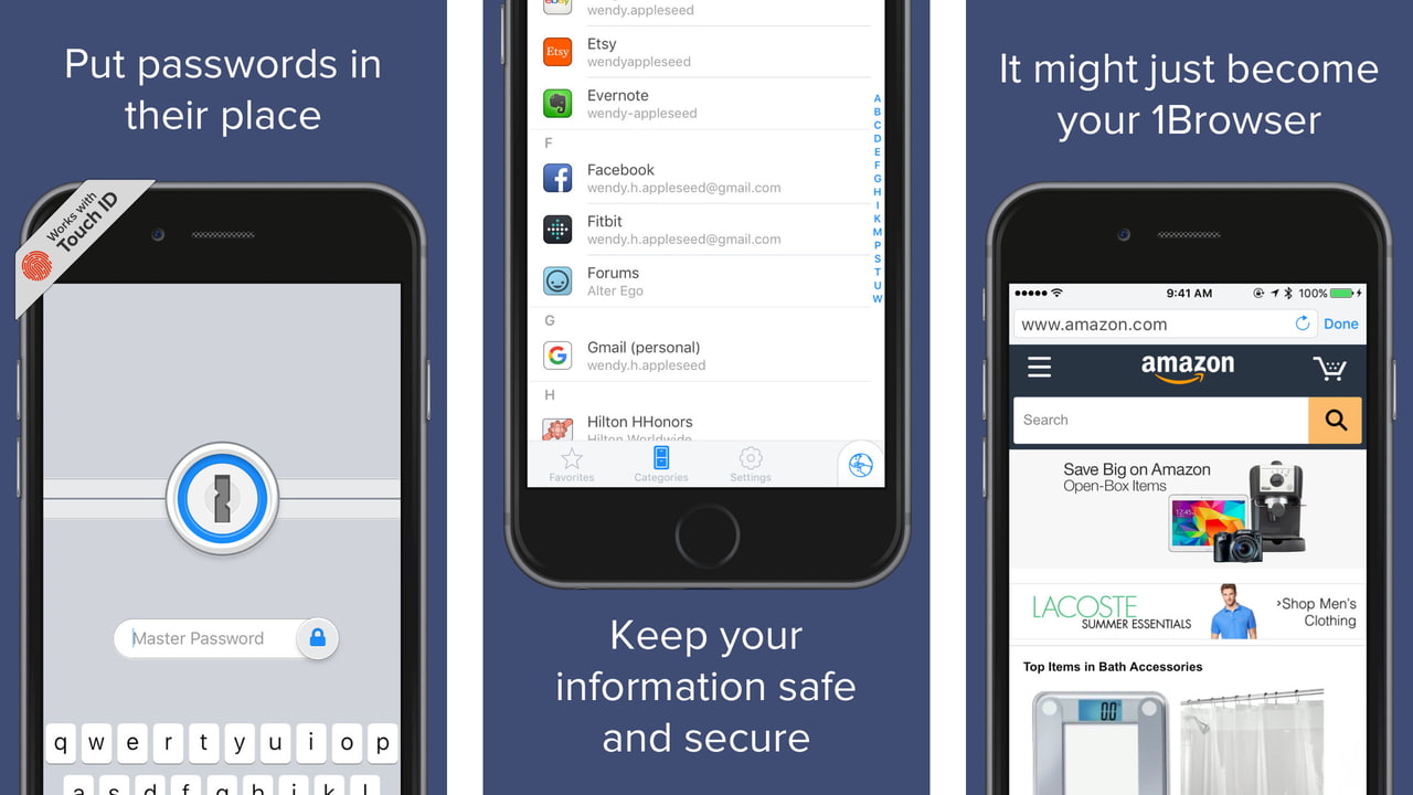 1Password App Gets Improvements to Search, 3D Touch Support, More ...