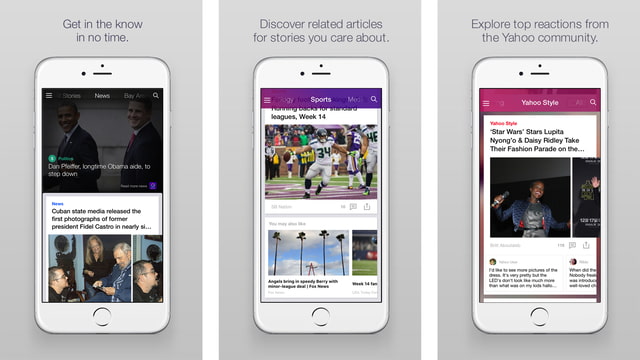 Yahoo Updates App and Homepage Making It Easier to Follow Stories and ...