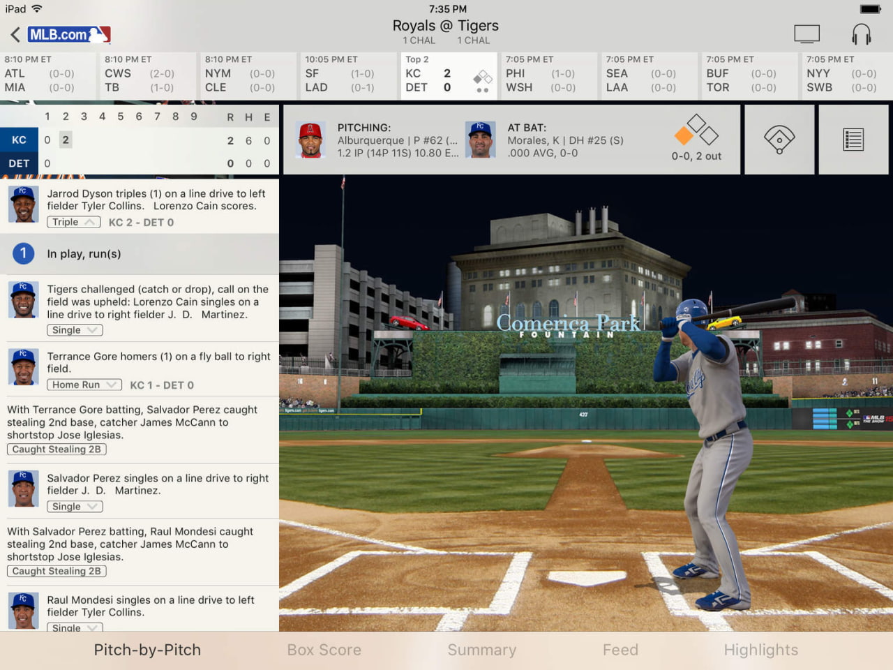MLB.com At Bat Update Brings Split View Multitasking, Picture in ...