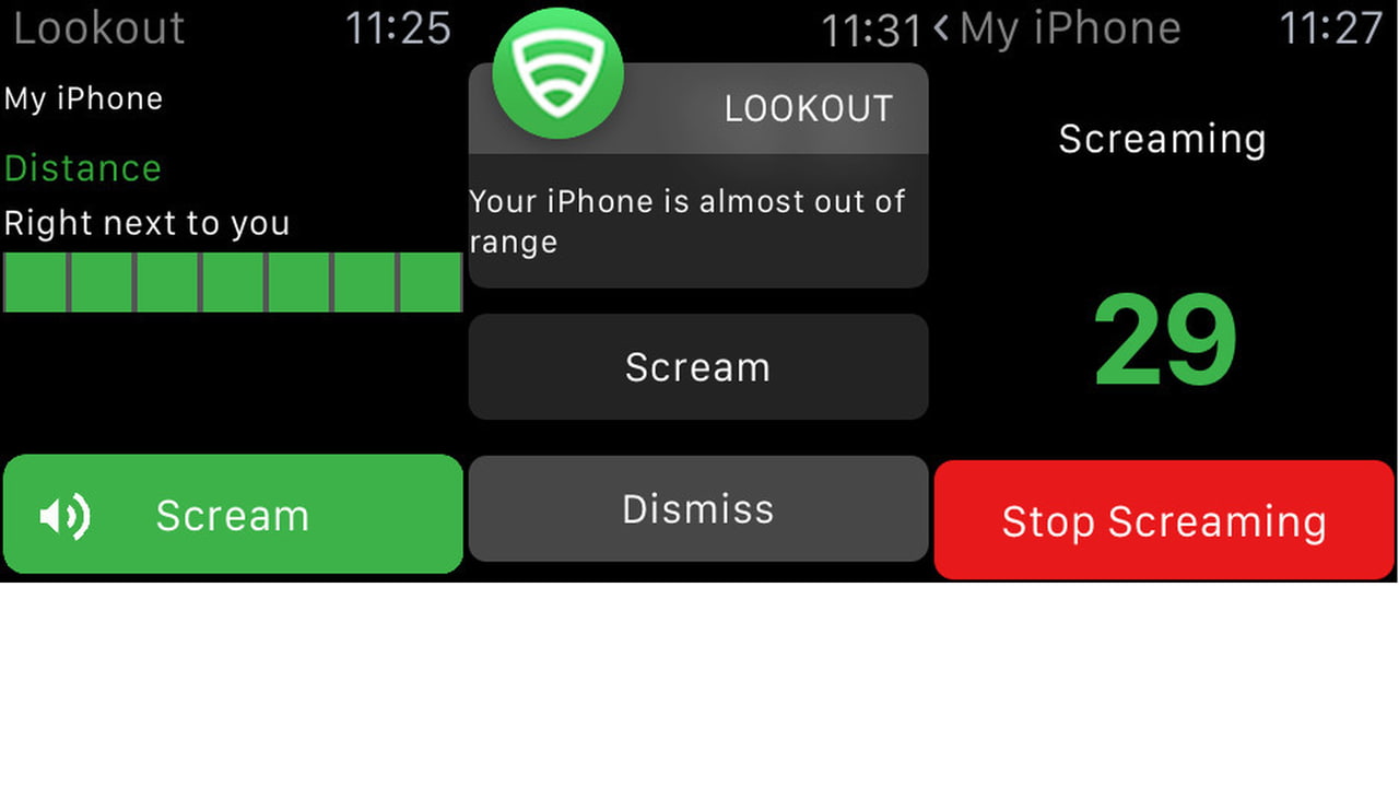 Lookout App for Apple Watch Alerts You If You Leave Your iPhone Behind ...