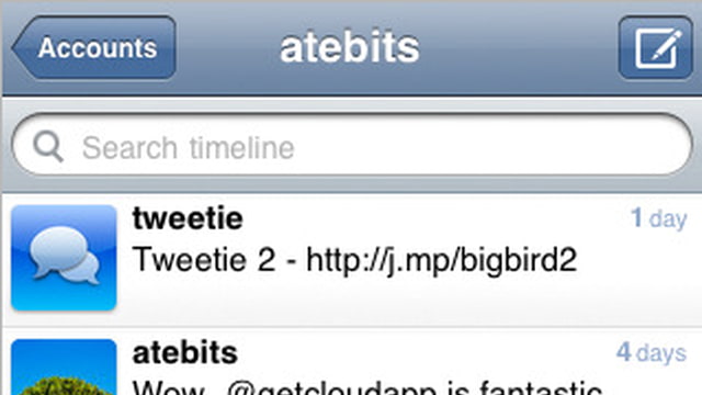 Atebits Releases Tweetie 2 for iPhone - iClarified