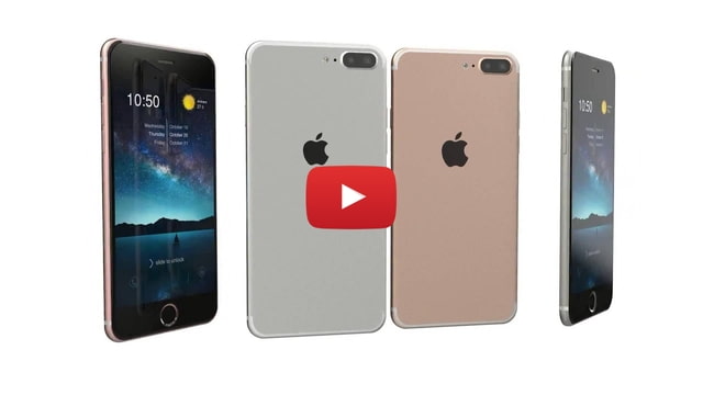 iPhone 7 Plus Concept Features Dual Lens Camera, USB-C, Stereo Speakers ...