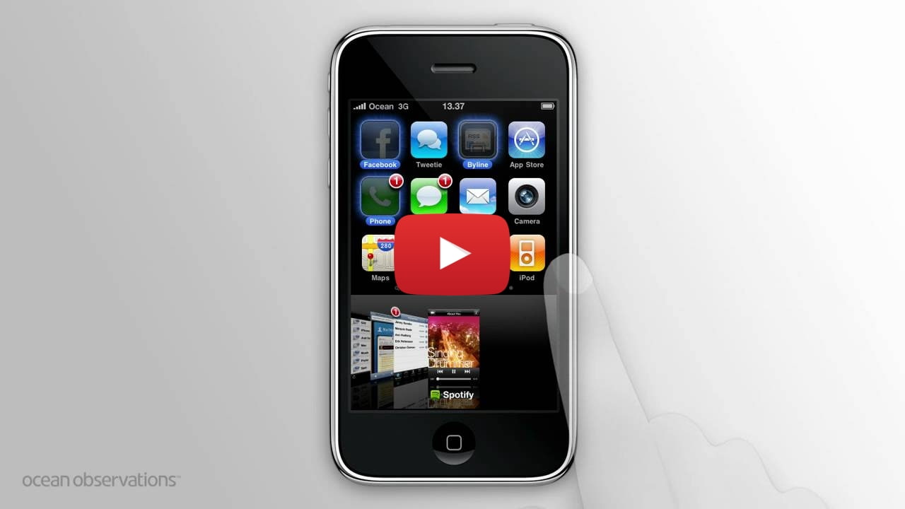 iPhone Concept Uses Cover Flow for Multi-Tasking - iClarified