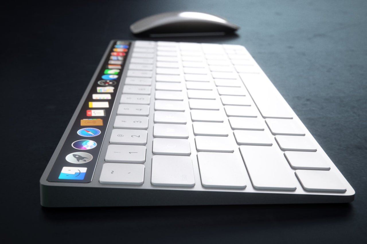 Awesome Concept Adds OLED Touch Bar to Apple Wireless Keyboard [Images ...