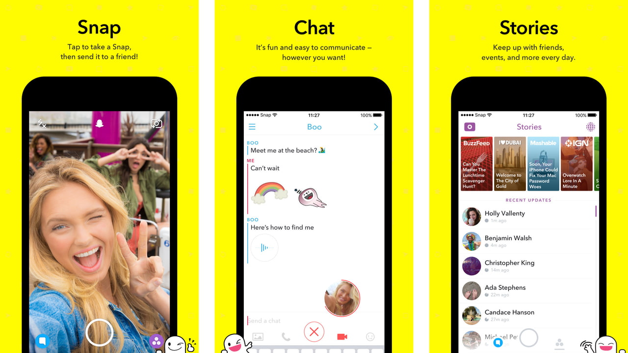 Snapchat App Updated With Improved Captions - iClarified