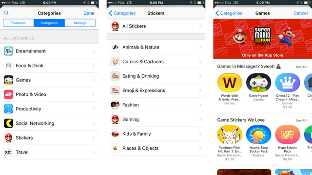 Apple Updates Messages App Store With Categories - iClarified