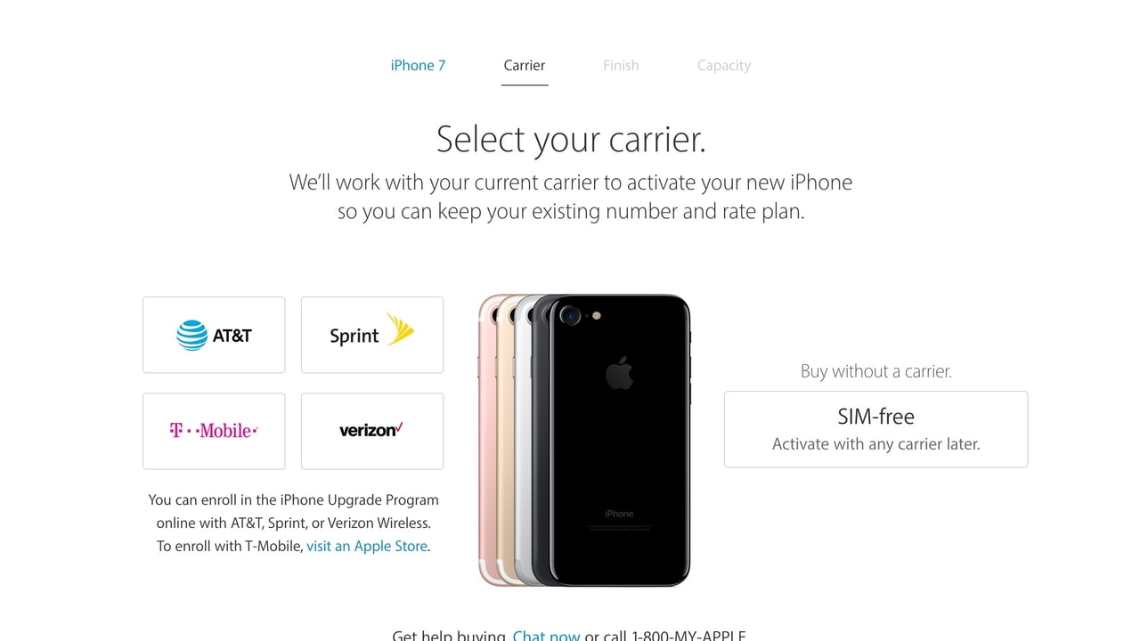 Apple is Now Selling an Unlocked SIM-Free iPhone 7 in the U.S. - iClarified