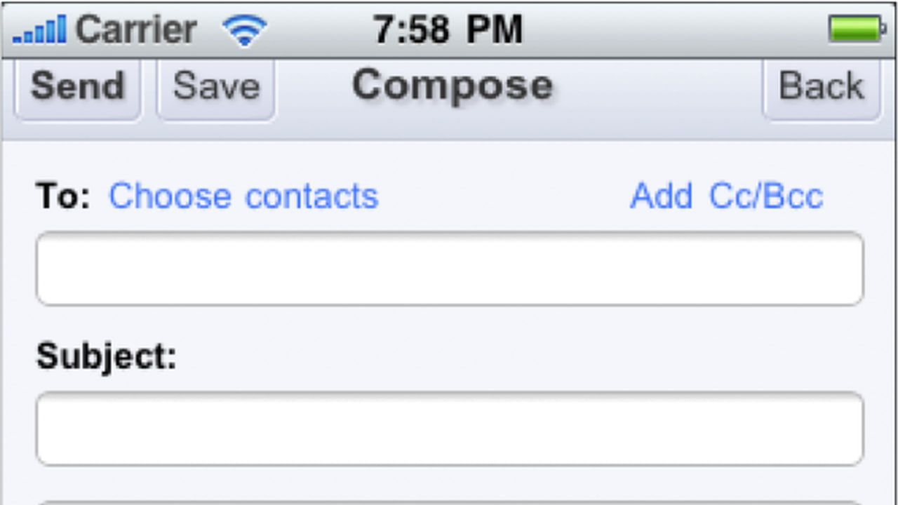 Gmail for iPhone Adds Auto-Expanding Compose Boxes - iClarified