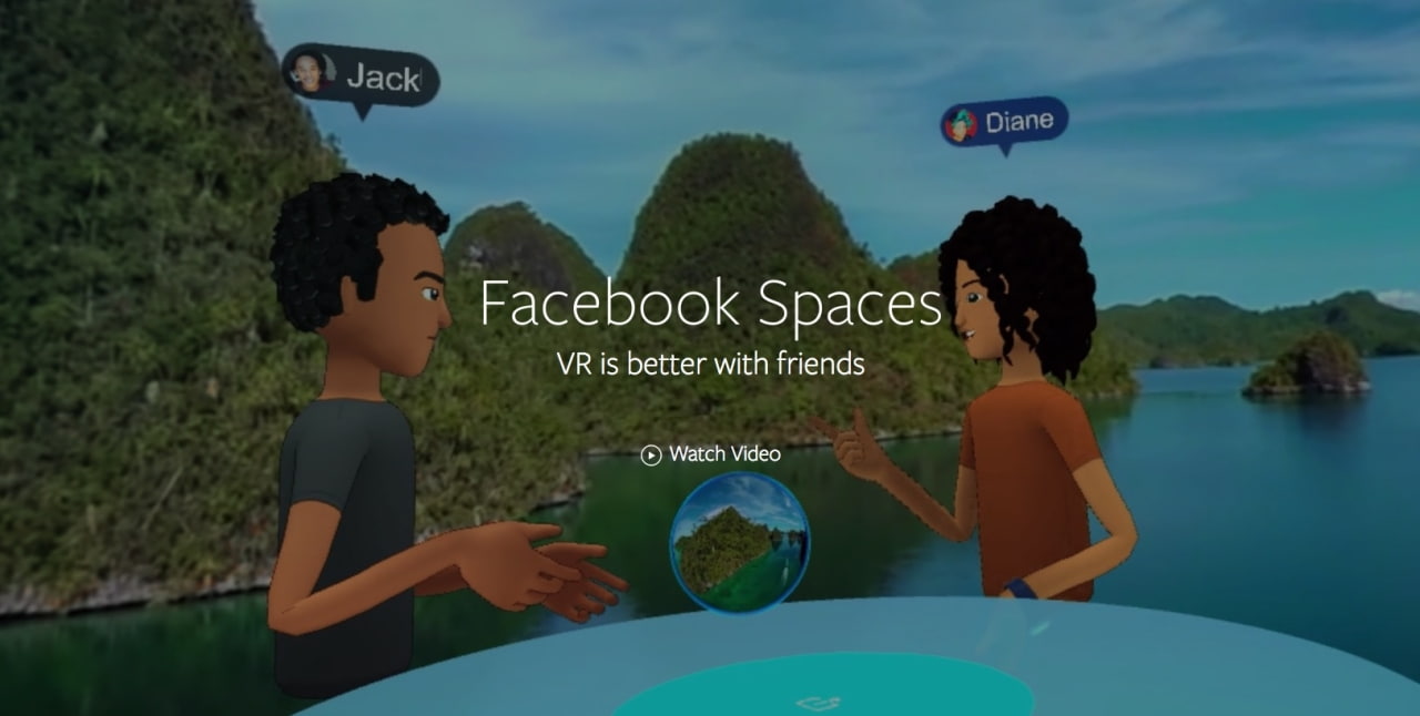Facebook Spaces Lets You Hang Out With Friends in a VR Environment ...