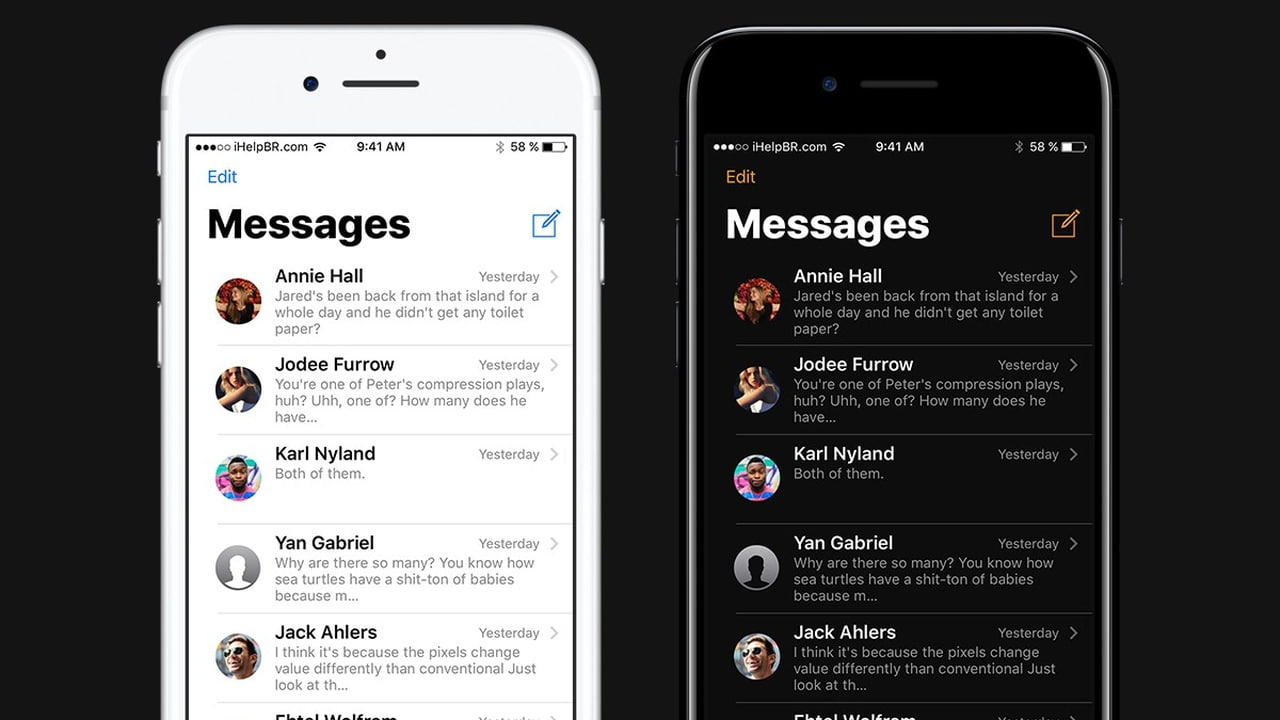 Beautiful iOS 11 Redesign With Dark Mode, Inspired by Apple Music App ...