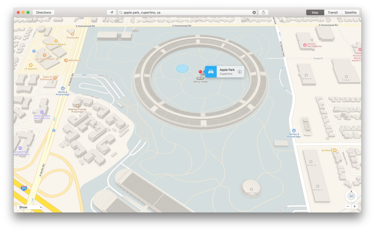 Apple Maps Updated With 3D View of Apple Park - iClarified
